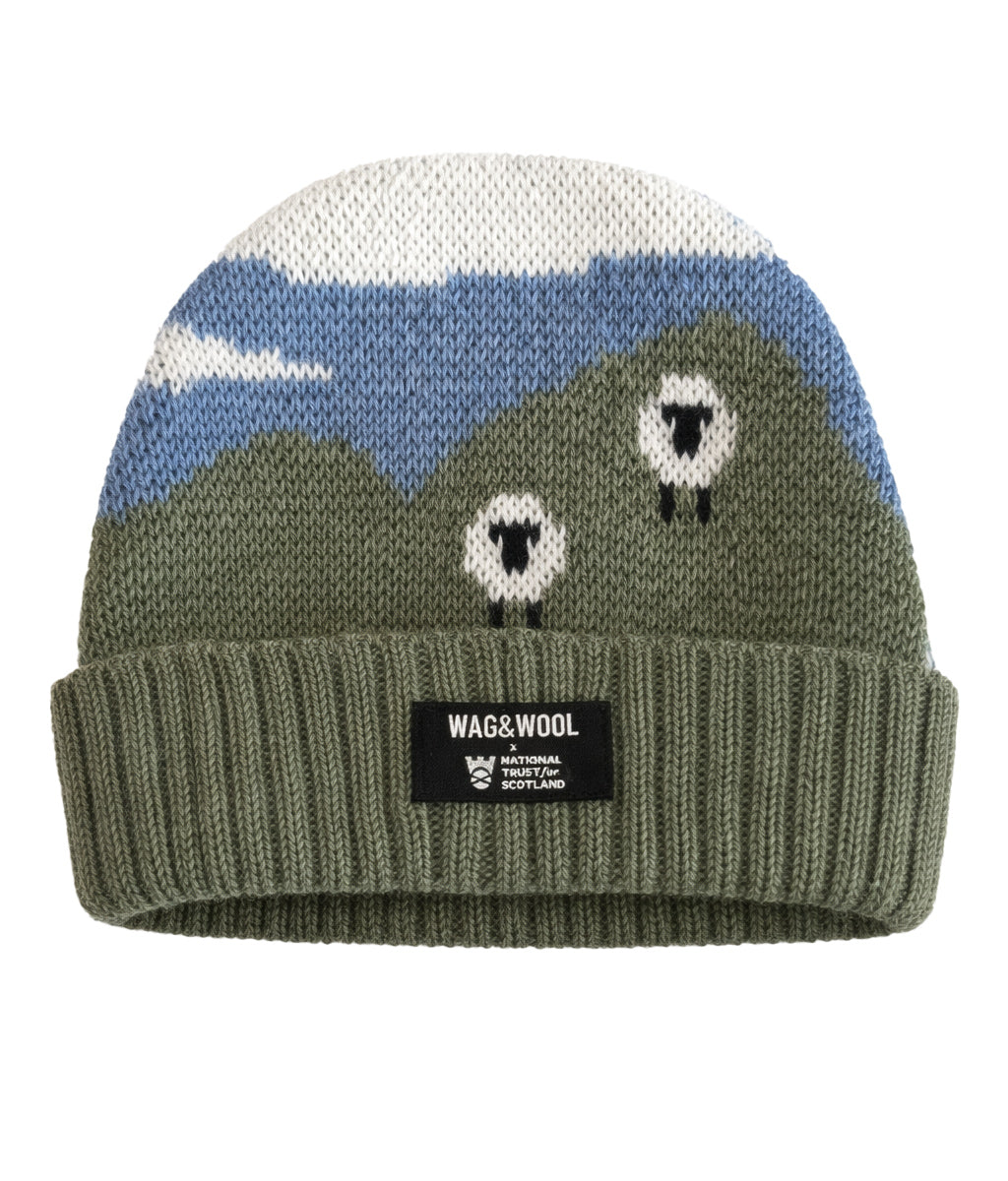 Blackface Sheep Wool Beannie Hat – National Trust for Scotland