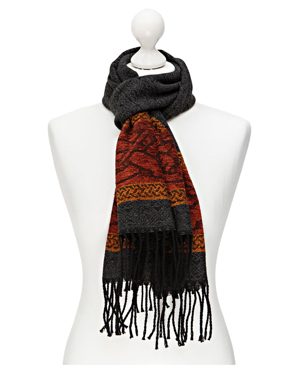 Celtic Scarf in Charcoal with Celtic Dog Design – National Trust for ...