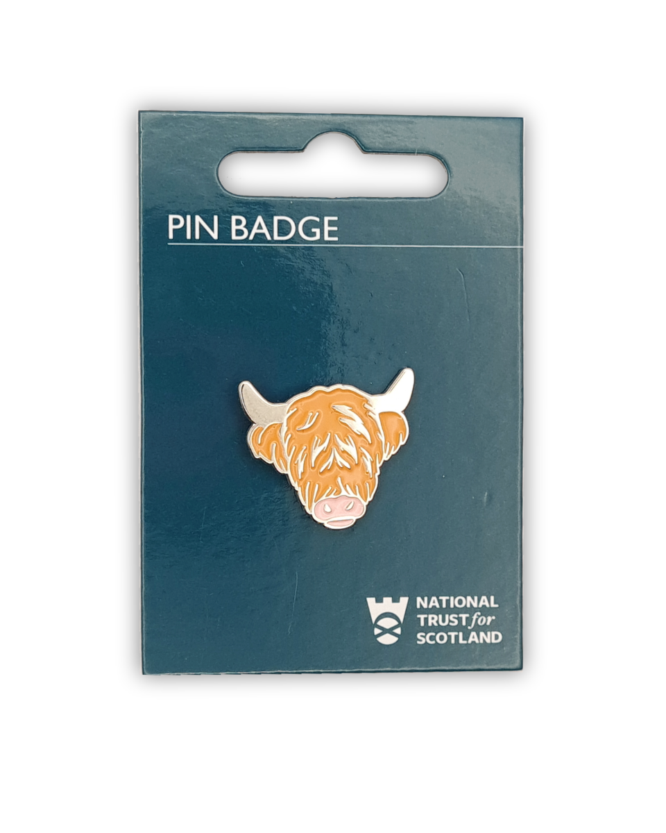 Highland Cow Pin Badge – National Trust for Scotland