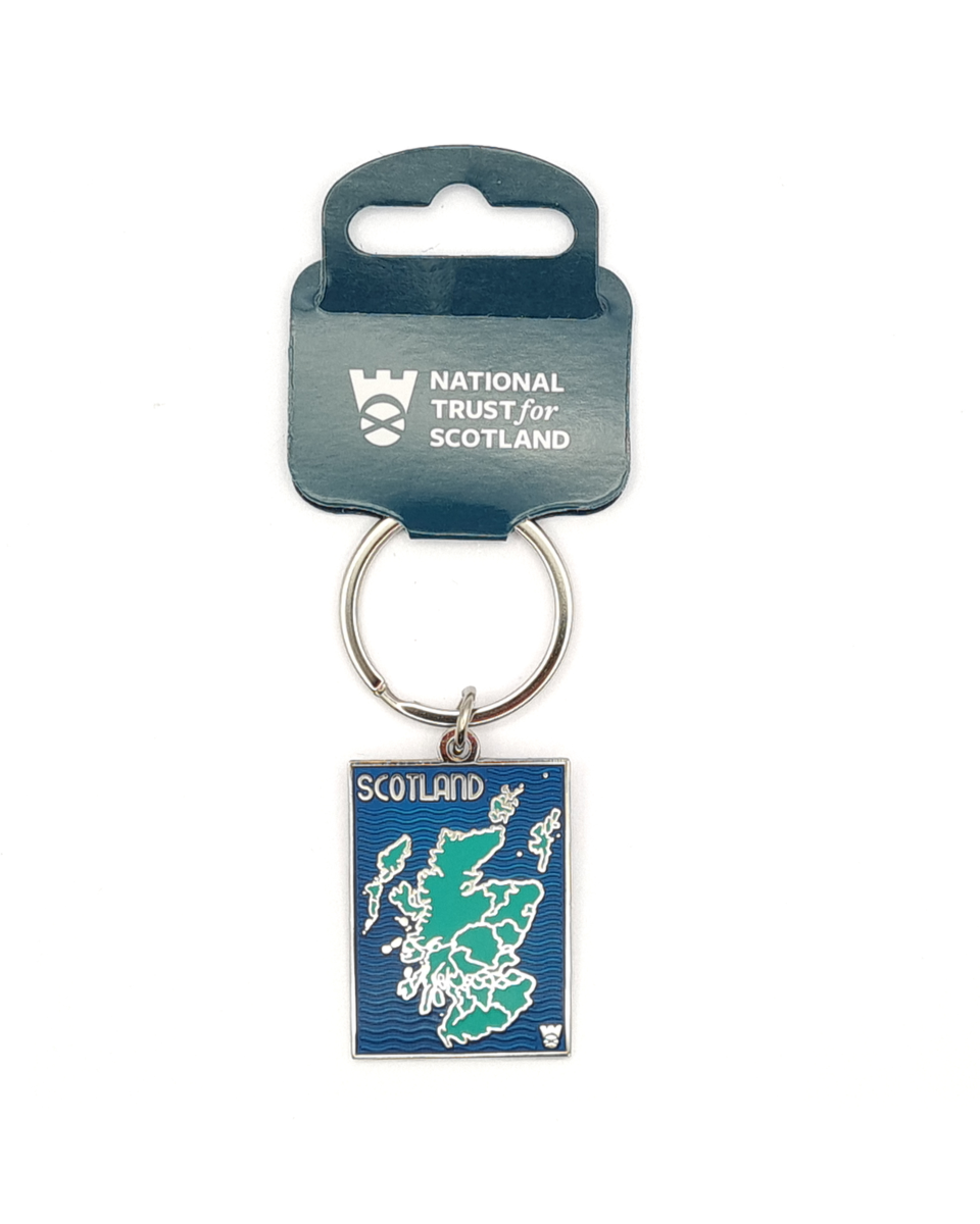 Scotland Map Keyring – National Trust for Scotland