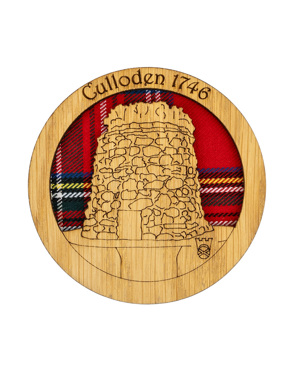 Culloden 1746 Round Wooden Coaster – National Trust for Scotland