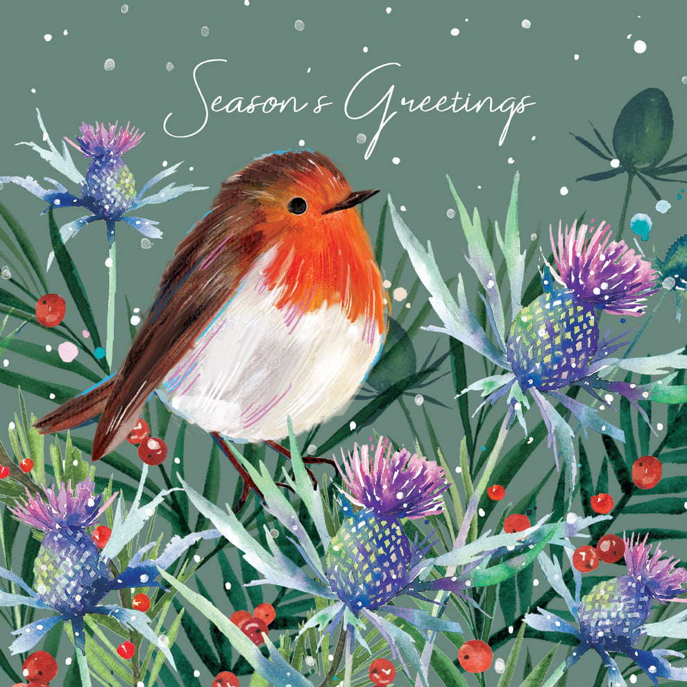 Thistle Do Nicely Christmas Cards Pack of 8 – National Trust for Scotland