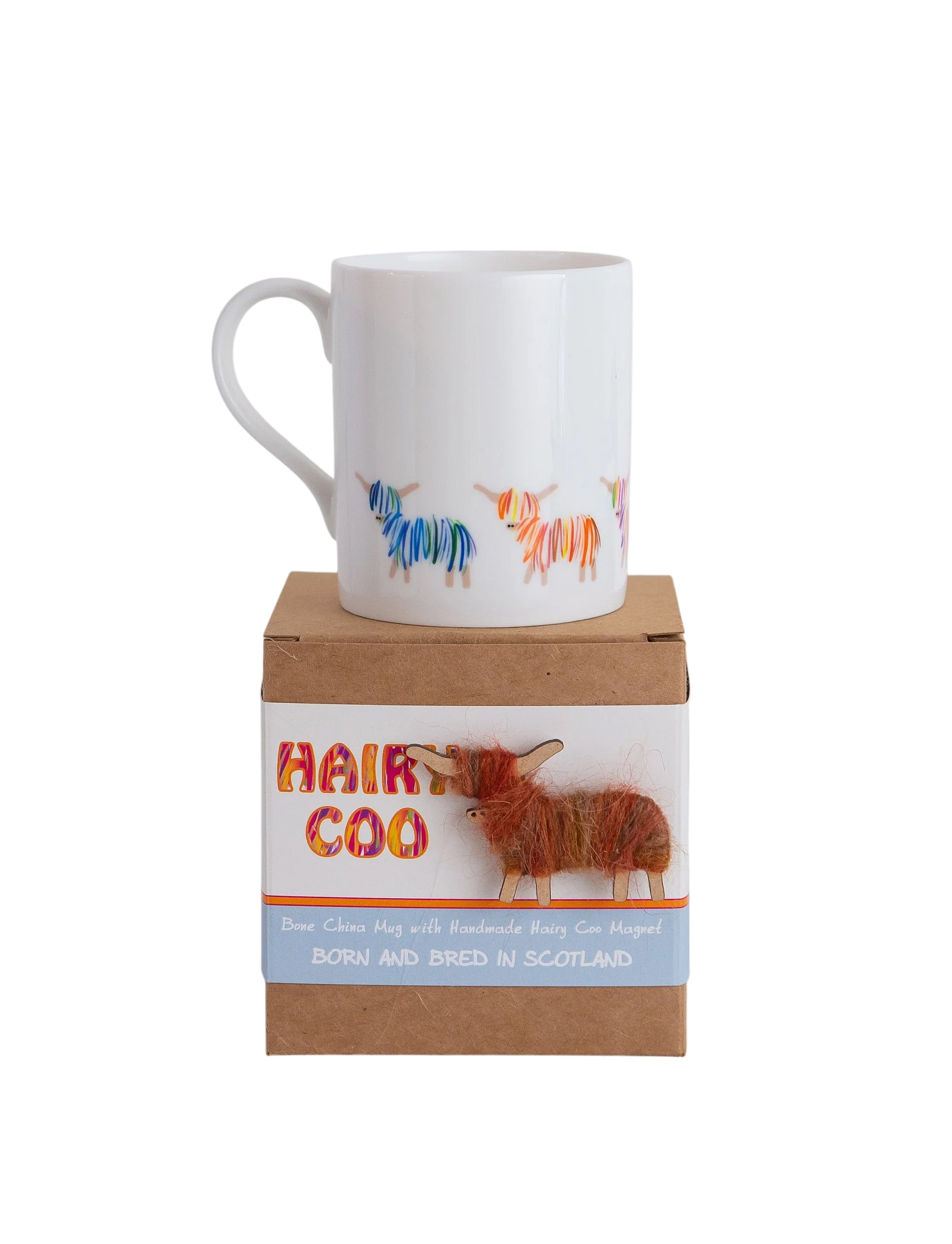 Hairy Coo Highland Cow Mug with Fridge Magnet – National Trust for Scotland