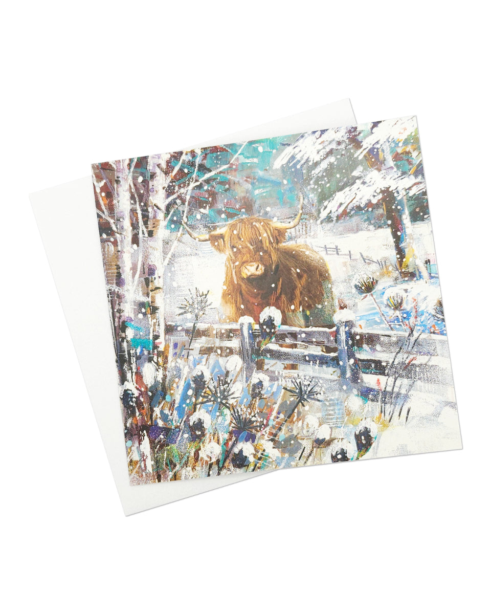 Highland Cow Christmas Cards Pack of 8 – National Trust for Scotland