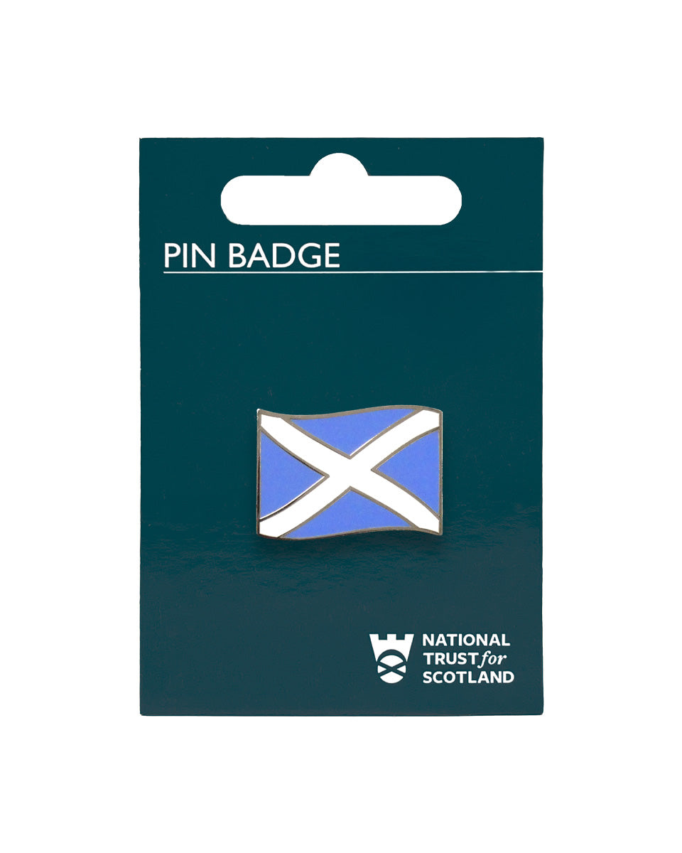 Saltire Flag Pin Badge – National Trust for Scotland