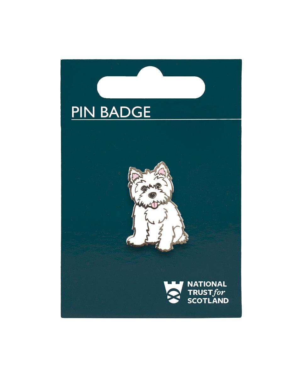 West Highland Terrier 'Westie' Pin Badge – National Trust for Scotland