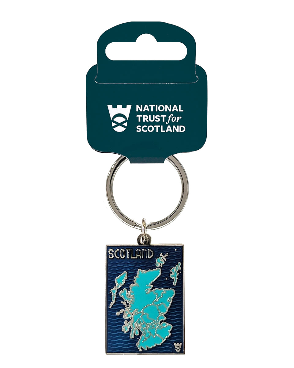 Scotland Map Keyring – National Trust for Scotland