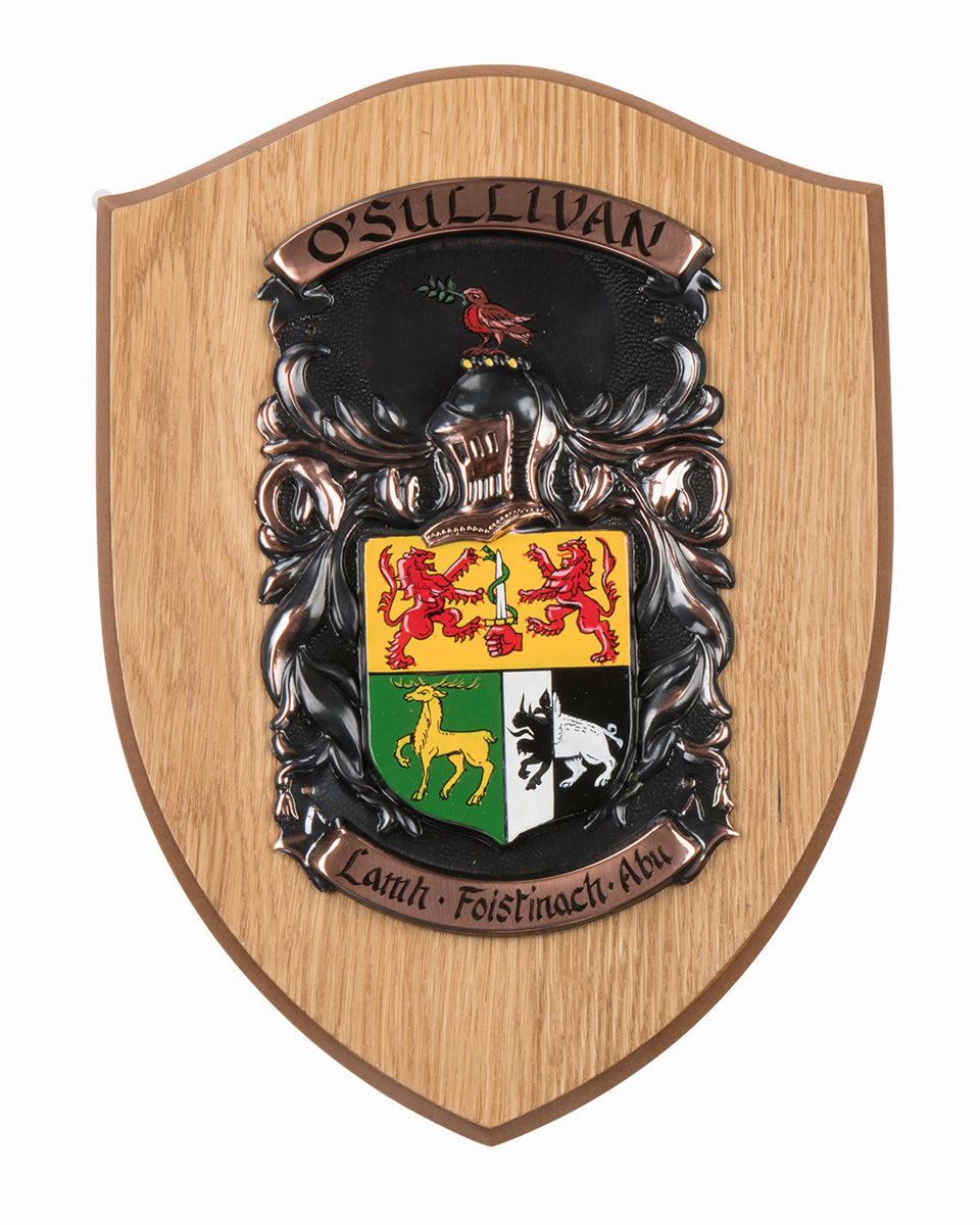 Scottish Heraldic Shield in Light Oak – National Trust for Scotland