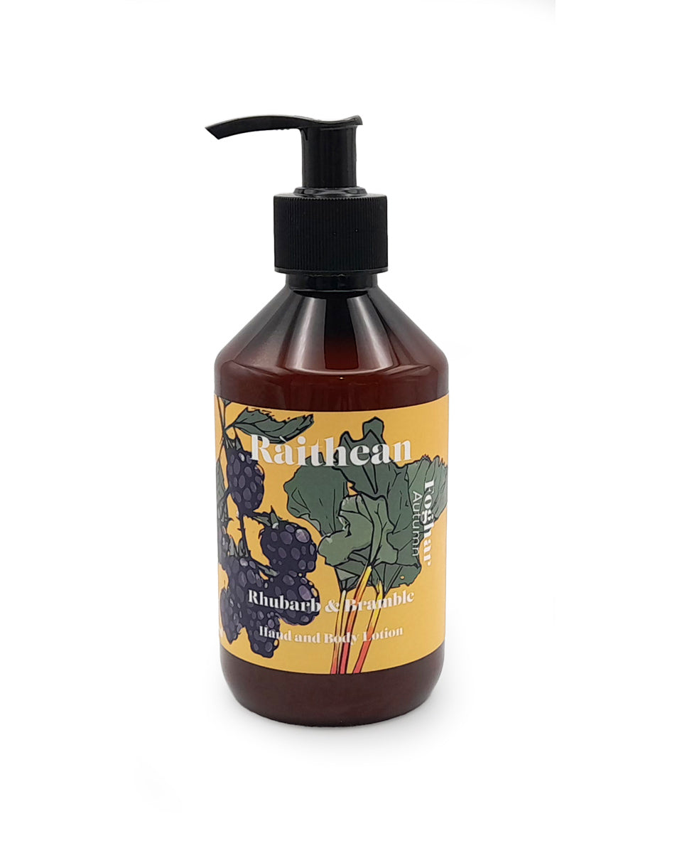 Rhubarb & Bramble Ràithean Autumn Hand & Body Lotion by Siabann ...