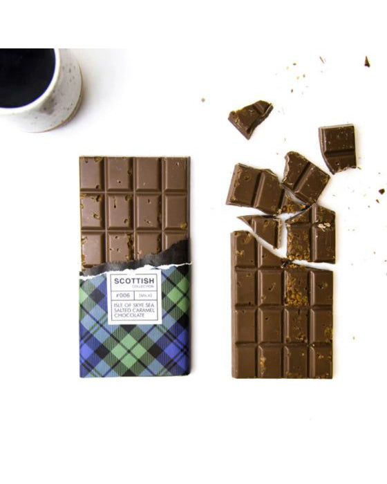 Quirky Isle of Skye Sea Salted Caramel Crunch Chocolate Bar – National ...